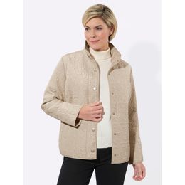 Classic Basics Damen Steppjacke, beige, Gr. 40, unifarben, 100% Polyester, Jacken