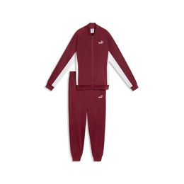 Puma Damen Jogginganzug "Baseball Trainingsanzug Damen", rot, Gr. L, Obermaterial: 100% Polyester. Taschenfutter: 100% Polyester. Rippe: 2% Elasthan,