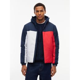 Tommy Jeans Herren Outdoorjacke, bunt, Gr. XXL, Web, Obermaterial: 100% Polyester. Futter: 100% Polyester. F&uuml;llung: 100% Polyester, Jacken,
