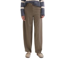 Marc O'Polo MARC O'POLO Damen Chinohose "aus Premium TENCEL Lyocell", braun, Gr. 44, unifarben, Twill, Obermaterial: 98% Lyocell, 2% Elasthan, Hosen