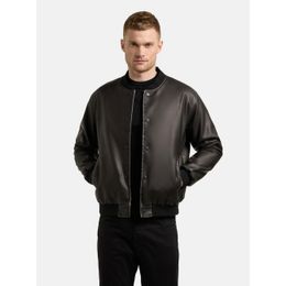 Khujo Herren Bomberjacke "Cale", schwarz, Gr. L, Obermaterial: 100% Polyester. Innenfutter: 100% Polyester. Wattierung: 100% Polyester. Beschichtung: