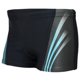 AQUARTI Kinder Badehose "Badehose Jungen Schwimmhose Kontrastfarbige Eins&auml;tze", blau, Gr. 128, Obermaterial: 80% Polyamid PA. 20% Elasthan EL.,