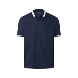 Maerz Muenchen Herren Poloshirt "Maerz Muenchen 621201 Poloshirt Herren Bekleidung", blau, Gr. 48, 100% Baumwolle, Shirts