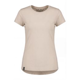 alife and kickin ALIFE & KICKIN Damen Rundhalsshirt, beige, Gr. XL, 95% Viskose, 5% Elasthan, Shirts, leichtes T-Shirt mit Rundhals aus weichem Materialmix
