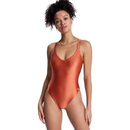Roxy Damen Badeanzug "Beachside Bohemia One-Piece", orange, Gr. XL, Obermaterial: 84% Nylon, 16% Elasthan., Badeanz&uuml;ge