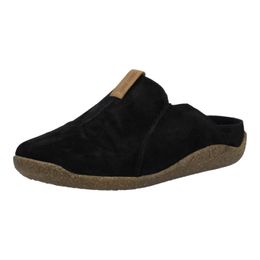 Josef Seibel Herren Hausschuh "Vince 02, schwarz", Gr. 42, schwarz, Obermaterial: 100% Rindsleder Leather cow., Schuhe