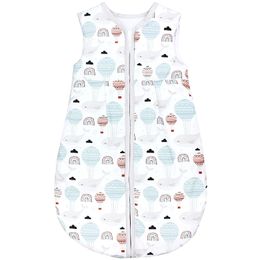TUPTAM Babyschlafsack "Kugelschlafsack Baby Ganzjahres Schlafsack &Auml;rmellos Wattiert", L: 86cm, wei&szlig;, Schlafs&auml;cke