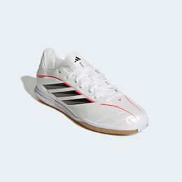 M&auml;dchen Fu&szlig;ballschuh "COPA PURE IV CLUB INDOOR KIDS", adidas Performance, Gr. 35, wei&szlig;, Synthetik, Schuhe, f&uuml;r Hallenboden, f&uuml;r Kinder & Jugendliche