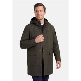 NEW CANADIAN Herren Outdoorjacke, gr&uuml;n, Gr. 56, unifarben, 100% Polyester, Jacken, mit abnehmbarer, verstellbarer Kapuze
