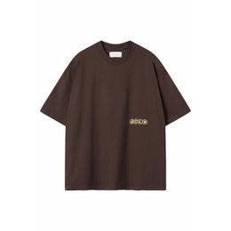 Damen T-Shirt "Another Cotton Lab ACL Carrer Del Sol T-Shirt", braun, Gr. M, ANOTHER COTTON LAB, bedruckt, 100% Baumwolle, Shirts