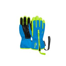 Reusch Kinder Skihandschuhe "Ben", gelb, Gr. 5, unifarben, 75% Polyester, 25% Lederimitat, Handschuhe, mit praktischer Handgelenkschlaufe