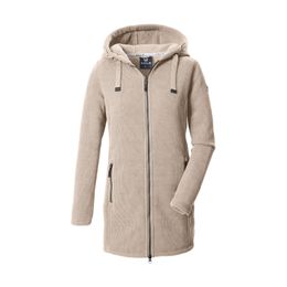 G.I.G.A. by Killtec Damen Fleecejacke "GW 44 WMN KNTFLC PRK", beige, Gr. 46, G.I.G.A. DX BY KILLTEC, Obermaterial: 100% Polyester, Jacken, Leichter Damen