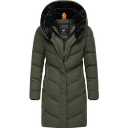 Ragwear Damen Steppmantel "Natalka Cosy", gr&uuml;n, Gr. M, Au&szlig;enmaterial: 100% Polyester. Innenfutter: 100% Polyester. Wattierung: 100% Polyester,