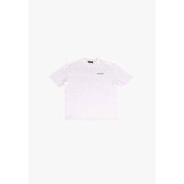 DROPSIZE Herren T-Shirt "Dropsize HEAVY OVERSIZE GARDEN GROVE T-SHIRT", wei&szlig;, Gr. XS, bedruckt, 100% Baumwolle, Shirts
