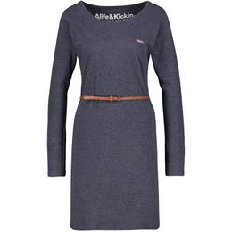 alife and kickin ALIFE & KICKIN Damen Blusenkleid, blau, Gr. L, 65% Baumwolle, 35% Polyester, Kleider