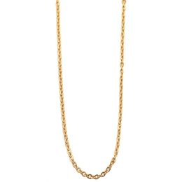 Adelia&acute;s ADELIA ́S Herren Kette ohne Anh&auml;nger "Herren Edelstahl Ankerkette Halskette Anker", 40, Edelstahl, gold, Edelstahl, Halsketten