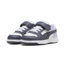 Puma M&auml;dchen Sneaker "REBOUND SLAM LO AC INF", Gr. 23, lila, Synthetik, Schuhe