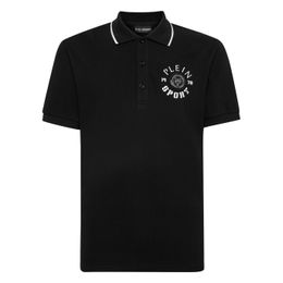 Plein Sport Herren Poloshirt "Poloshirt", schwarz-wei&szlig;, Gr. S, Obermaterial: 100% Baumwolle, Shirts