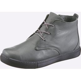 Andrea Conti Damen Stiefelette, Gr. 37, grau, Glattleder, Schuhe