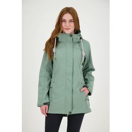ANKERGLUT Damen Softshellmantel "ANKERGLUTBRISE WMN", grau, Gr. 50, Softshell, 96% Polyester. 4% Elasthan, M&auml;ntel, auch in Gro&szlig;en Gr&ouml;&szlig;en erh&auml;ltlich