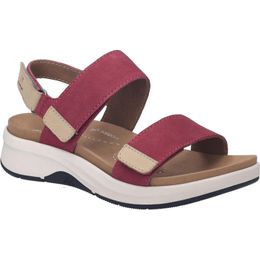 Josef Seibel Damen Sandale "Estelle 04, pink-kombi", Gr. 37, pink, Obermaterial: 100% Rindsleder Leather cow., Schuhe