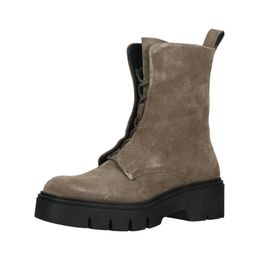 Ara Damen Stiefelette "Ara Stiefelette Veloursleder", Gr. 39, beige, Veloursleder, Schuhe