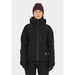 SOS Damen Skijacke "Cervinia", schwarz, Gr. L, unifarben, 86% Polyamid, 14% Elasthan, Jacken, mit wasserdichten und w&auml;rmenden Eigenschaften