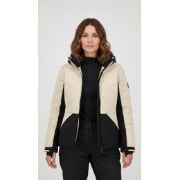 Icepeak Damen Skijacke "Icepeak EVELETH", beige, Gr. 46, Obermaterial: 100% Polyester. Futter: 100% Polyester. Wattierung: 100% Polyester, Jacken,