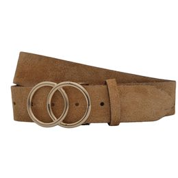 AnnaMatoni Damen Lederg&uuml;rtel "AnnaMatoni Damen Lederg&uuml;rtel in hochwertigem Velour Leder 4cm", braun, Gr. 110, 100% Leder, G&uuml;rtel