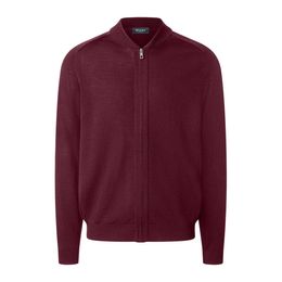 Maerz Muenchen Herren Strickjacke "Maerz Muenchen 585600 Strickjacke Herren Bekleidung", rot, Gr. 50, 100% Wolle (Merino), Strickjacken