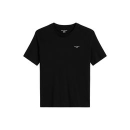 Marc O'Polo Herren T-Shirt "T-Shirt T-Shirt, SSL, Logo Print, Reg F 1er Pack", schwarz, Gr. L, MARC O'POLO DENIM, Obermaterial: 100% Baumwolle CO., Shirts