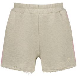 Vingino M&auml;dchen Sweatshorts, beige, Gr. 164, unifarben, Sweatware, Obermaterial: 100% Baumwolle, Hosen, mit seitlichen Streifen