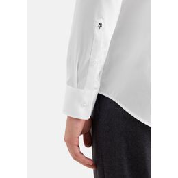 Seidensticker Herren Businesshemd "Schwarze Rose", wei&szlig;, Gr. 42, unifarben, 100% Baumwolle, Hemden, Shaped 1/1 Kentkragen Uni