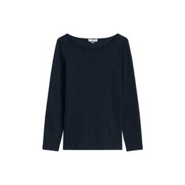 Marc O'Polo MARC O'POLO Damen Longsleeve "Longsleeve T-Shirt longsleeve 1er Pack", blau, Gr. XXL, Obermaterial: 100% Baumwolle CO., Shirts