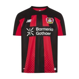 New Balance Herren Fu&szlig;balltrikot "Bayer 04 26/27 Home Short Slee"home, Gr. S, Obermaterial: 100% Polyester, Trikots, atmungsaktives Material, schnell