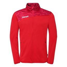 Kempa Herren Trainingsjacke "Trainingsjacke Athletics 29 Poly", rot, Gr. 4XL, Obermaterial: 100% Polyester Pol. recyc.., Jacken