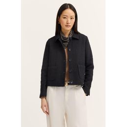Bugatti Damen Hemdjacke "Boucl&eacute;", schwarz, Gr. 44, unifarben, 40% Polyacryl, 35% Polyester, 20% Baumwolle, 3% Polyamid, 2% sonstige Fasern, Jacken,