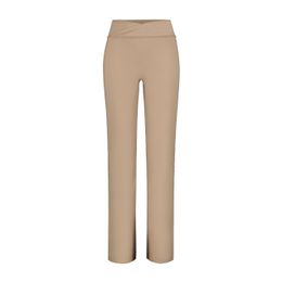 Luhta Damen Sporthose "Luhta Leggings Eevala", beige, Gr. M, Stoff, 77% Polyamid, 23% Elasthan, Hosen