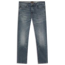 BOSS Orange Herren 5-Pocket-Jeans "Delaware Soft-Motion-Denim", blau, Gr. 33, unifarben, Denim/Jeans, Obermaterial: 91% Baumwolle, 5% Polyester, 4%