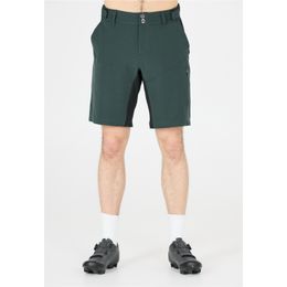 Endurance Herren Radhose "Benal", gr&uuml;n, Gr. M, unifarben, 92% Polyester, 8% Elasthan, Hosen, im praktischen 2-in-1-Design