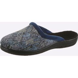CLASSIC Damen Pantoffel, Gr. 41bordeaux, gemustert, Textil, Basic, Schuhe
