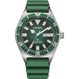 Citizen Promaster Marine Herren Uhr Gr&uuml;n NY0121-09XE