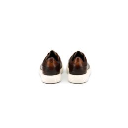 Lloyd Herren Sneaker "REGAL (X-MOTION MAX)", Gr. 8,5, braun, Leder, unifarben, Basic, Schuhe, mit herausnehmbarem Fu&szlig;bett