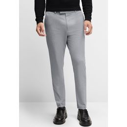 Cinque Herren Anzughose "CIBEPPE", grau, Gr. 50, Strukturmuster, Web, Obermaterial: 66% Polyester, 20% Viskose, 8% Elasthan, 6% Polyacryl, Hosen,