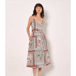 Apricot Damen Midikleid "Tropisches Cami-Kleid", gr&uuml;n, Gr. 34, gemustert, gewebt, Obermaterial: 100% Viskose CV., Kleider, mit Schaldruck