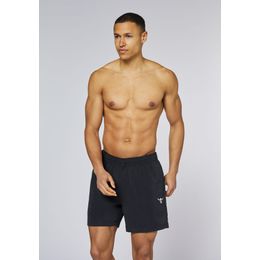 Chiemsee Herren Badeshorts, schwarz, Gr. L, 100% Polyester, Badehosen