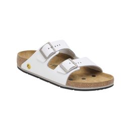 Jungen Clog "Arizona", BIRKENSTOCK PROFESSIONAL, Gr. 46, wei&szlig;, Obermaterial: 100% sonstige Fasern AF., Schuhe