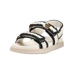 Steve Madden Damen Riemchensandale "Steve Madden Sandalen Textil", Gr. 41, braun, Textil, Schuhe