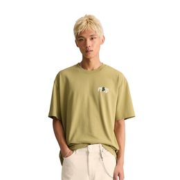 Marc O'Polo Herren T-Shirt "mit gro&szlig;em R&uuml;ckenprint", beige, Basic, Gr. L, MARC O'POLO DENIM, unifarben, Obermaterial: 100% Baumwolle, Shirts