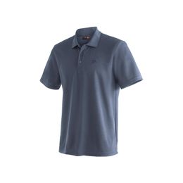 Maier Sports Herren Poloshirt "Ulrich", grau, Gr. XXL, 100% Polyester, Shirts, Herren Polo kurzarm, leichtes Shirt, Funktionsshirt mit Kragen Reg Fit